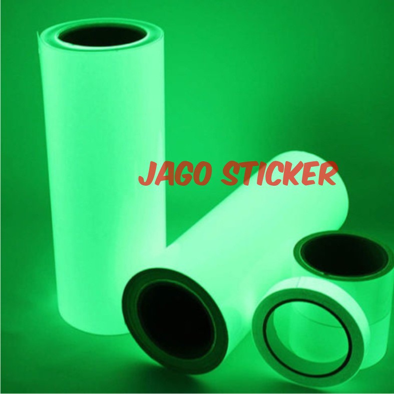 Jual Sticker Glow in the dark / Stiker Fosfor unik 5cm x 100cm /rol ...