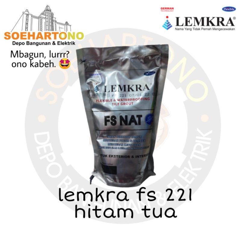 Jual LEMKRA FS 221 HITAM TUA 1KG | Shopee Indonesia