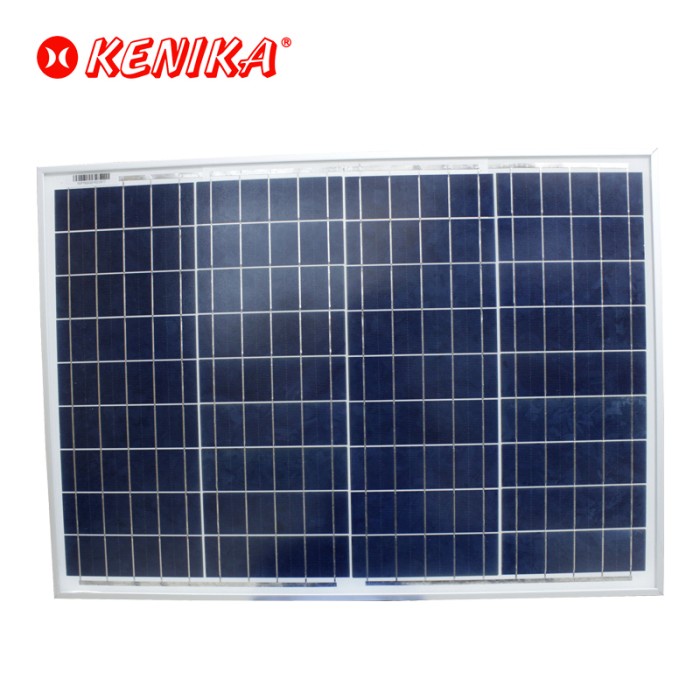 Jual PANEL SURYA KENIKA 50WP / 18V PV POLYCRYSTALLINE SOLAR MODULE ...