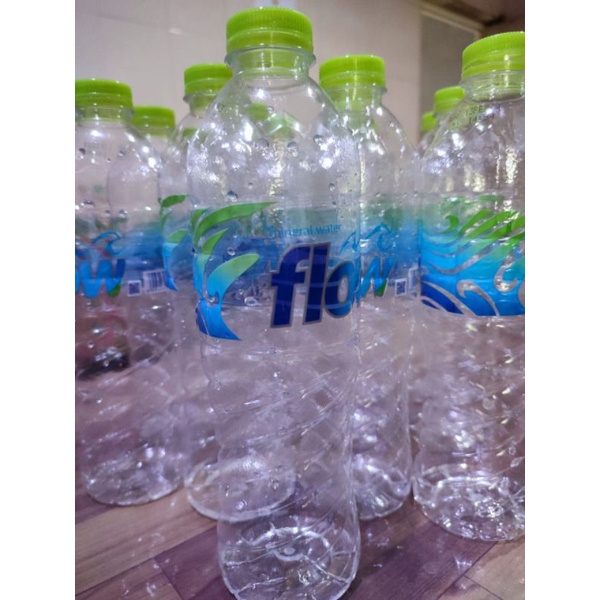 Jual Botol plastik merk Flow ukuran 600ml/botol sekali pakai/botol ...