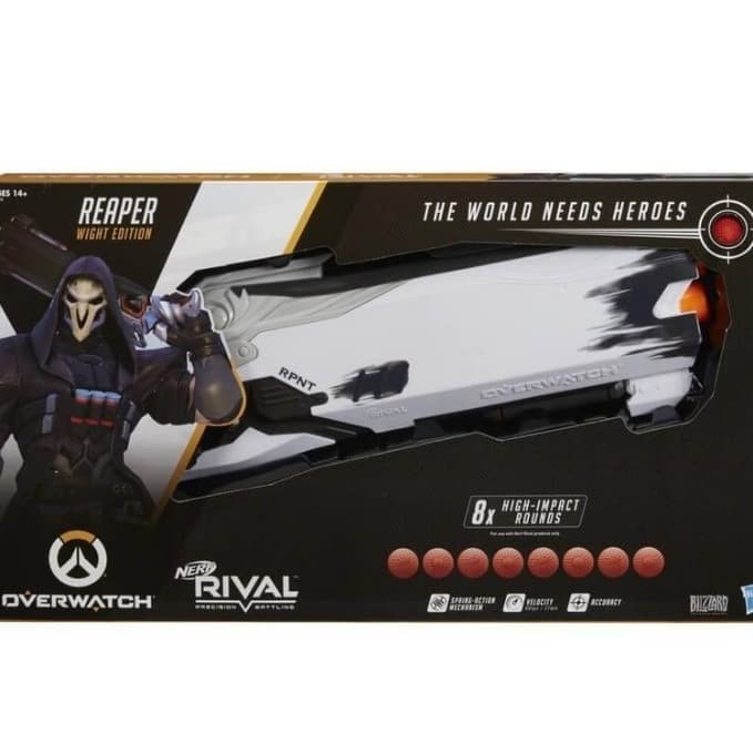 Jual Nerf Rival Overwatch Reaper | Shopee Indonesia