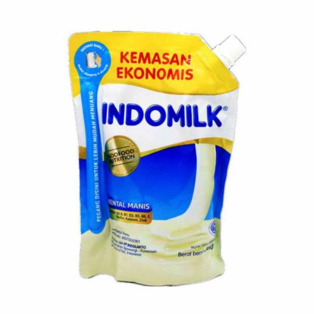 Jual SUSU KENTAL MANIS | INDOMILK SKM PUTIH POUCH / KALENG | SUSU PUTIH ...
