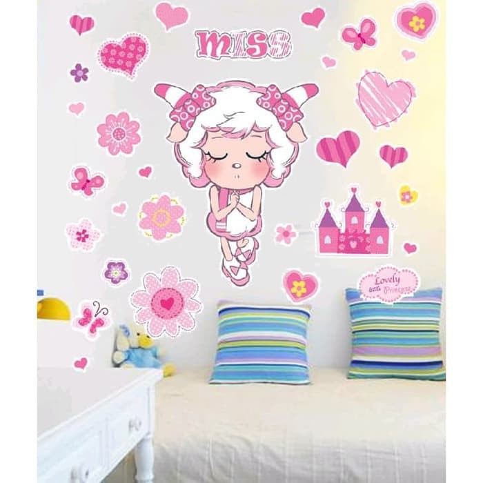 Jual Stiker Dinding / Kaca / Wall Sticker (Putri Domba Cantik) (DAS ...