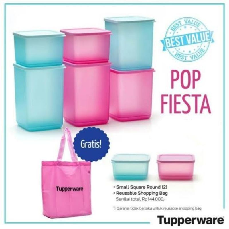 Jual Pop Fiesta /toples Tupperware | Shopee Indonesia