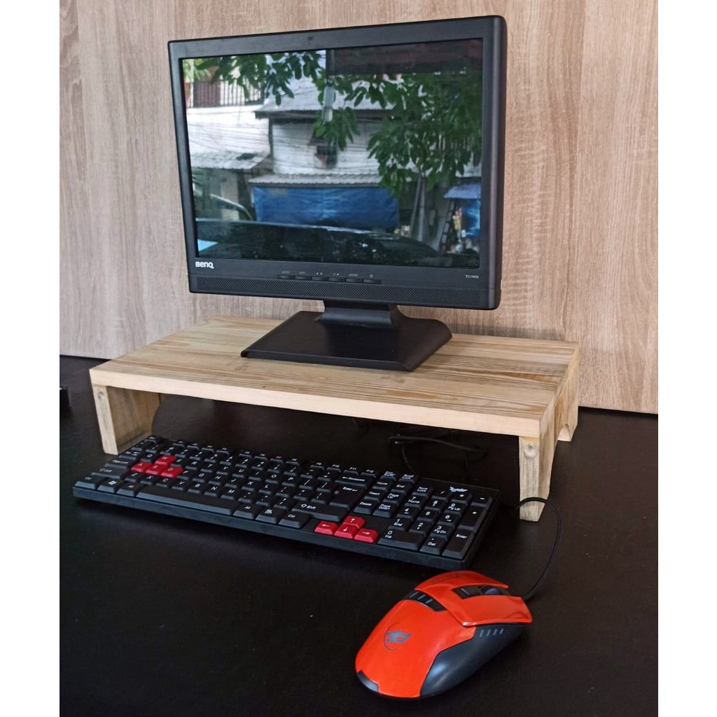 Jual Roekre Meja Monitor Kayu Jati Belanda | Shopee Indonesia