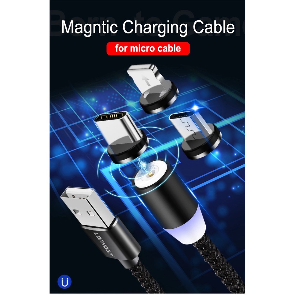Jual kabel charger magnet type c | Shopee Indonesia