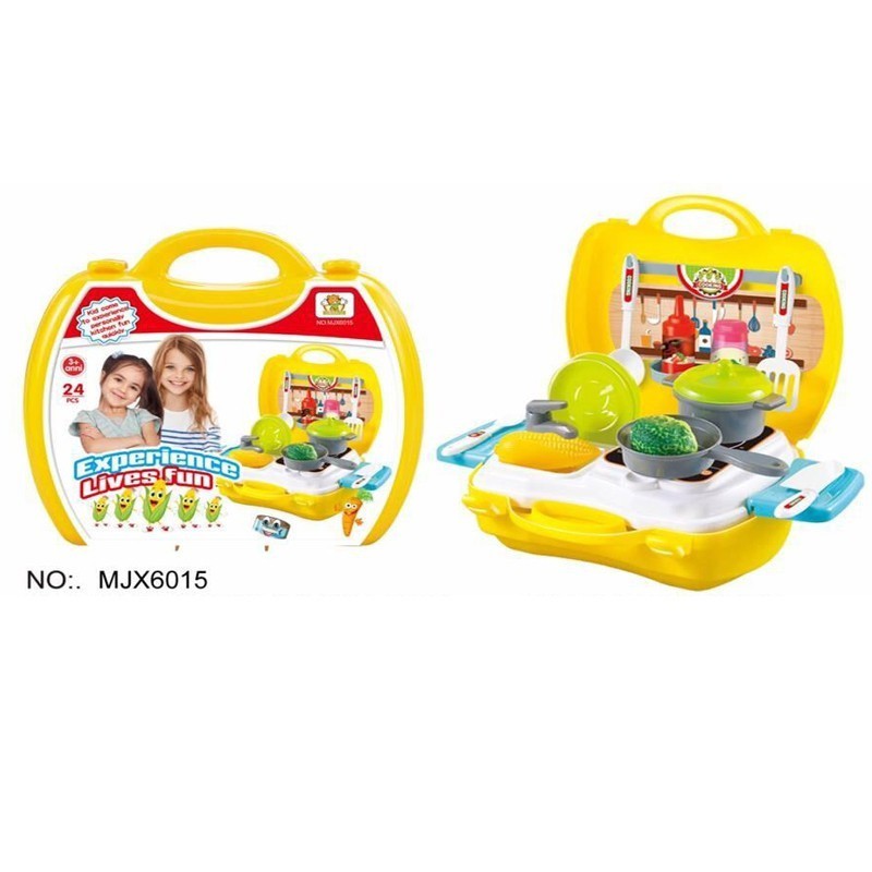 Jual Mainan Kitchen Set Koper Anak - Experience Lives Fun - 25Pcs ...