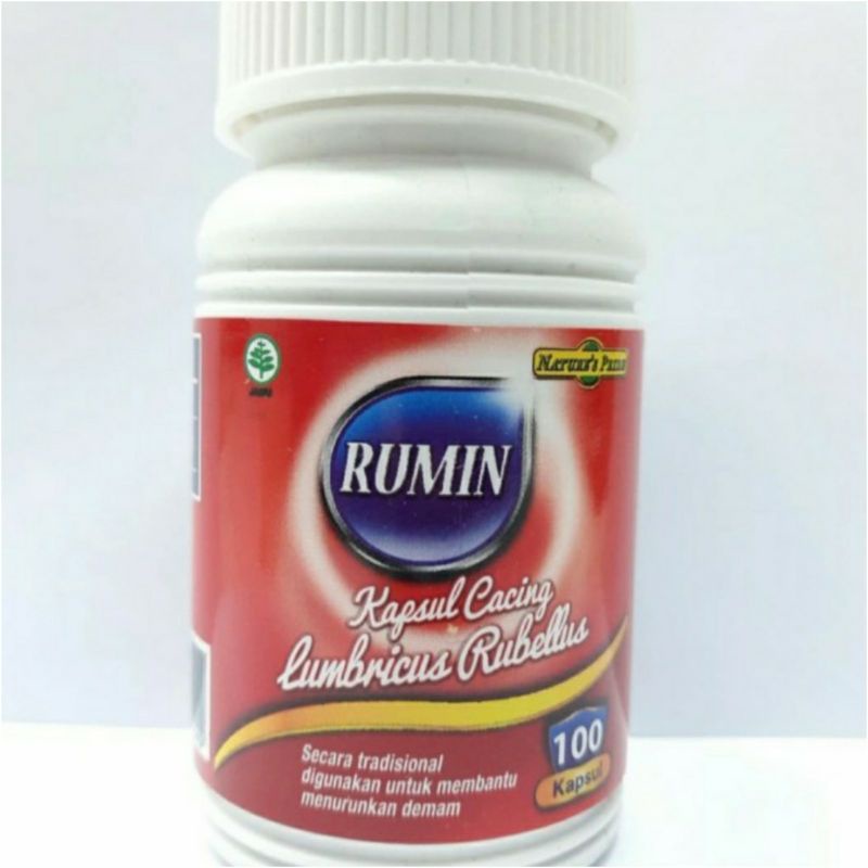Jual Rumin Kapsul Cacing Lumbricus Rubellus Nature's Pride isi 100 ...