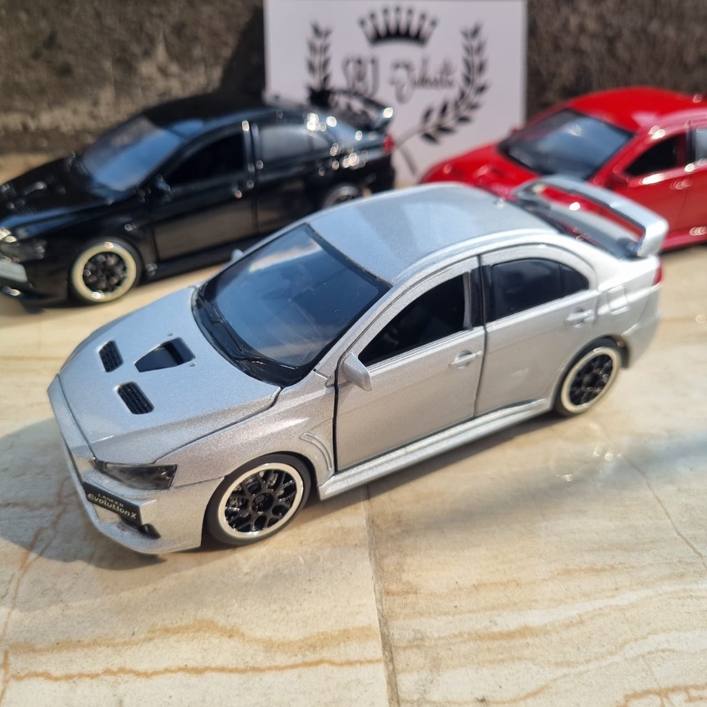 Jual Diecast Mobil MITSUBISHI LANCER EVOLUTION X JDM SKALA 1:32 ...