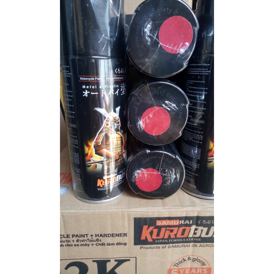 Jual pilok pilox samurai ex-5 dream red 400ml metallic merah cerah ...