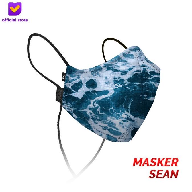 Jual Masker Kain Non Medis Footstep Footwear Earloop Mask Stylo Sean ...