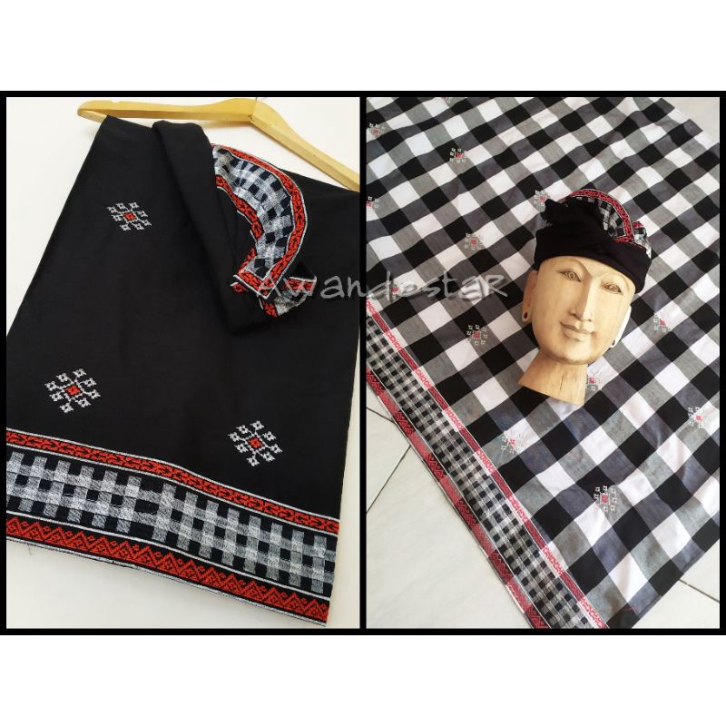 Jual Saput Udeng Pecalang Bali /Poleng | Shopee Indonesia