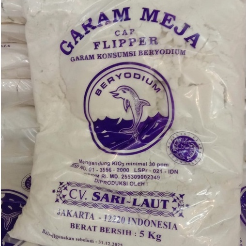 Jual Garam Meja Cap Flipper 5 kg | Shopee Indonesia
