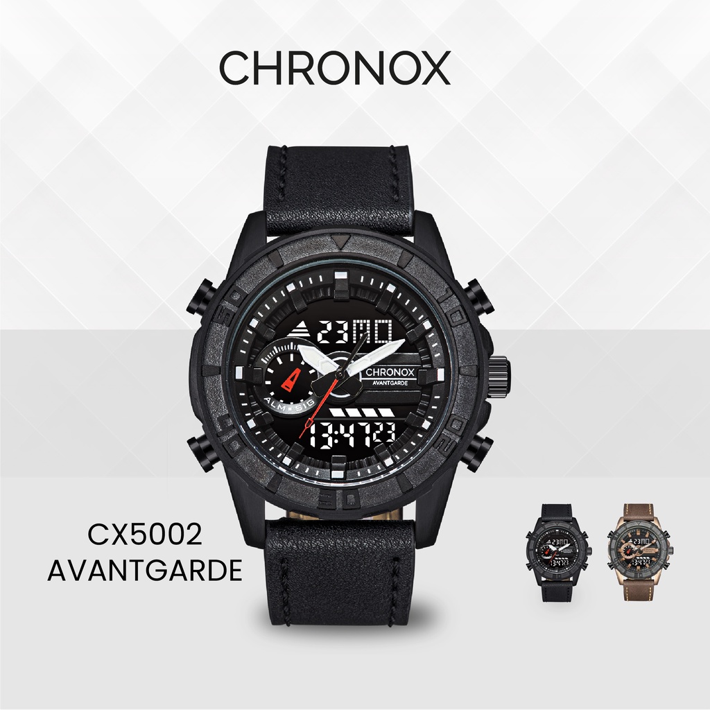 Jual CHRONOX Jam Tangan Pria Sporty Analog Digital - CX5002 AVANTGARDE ...