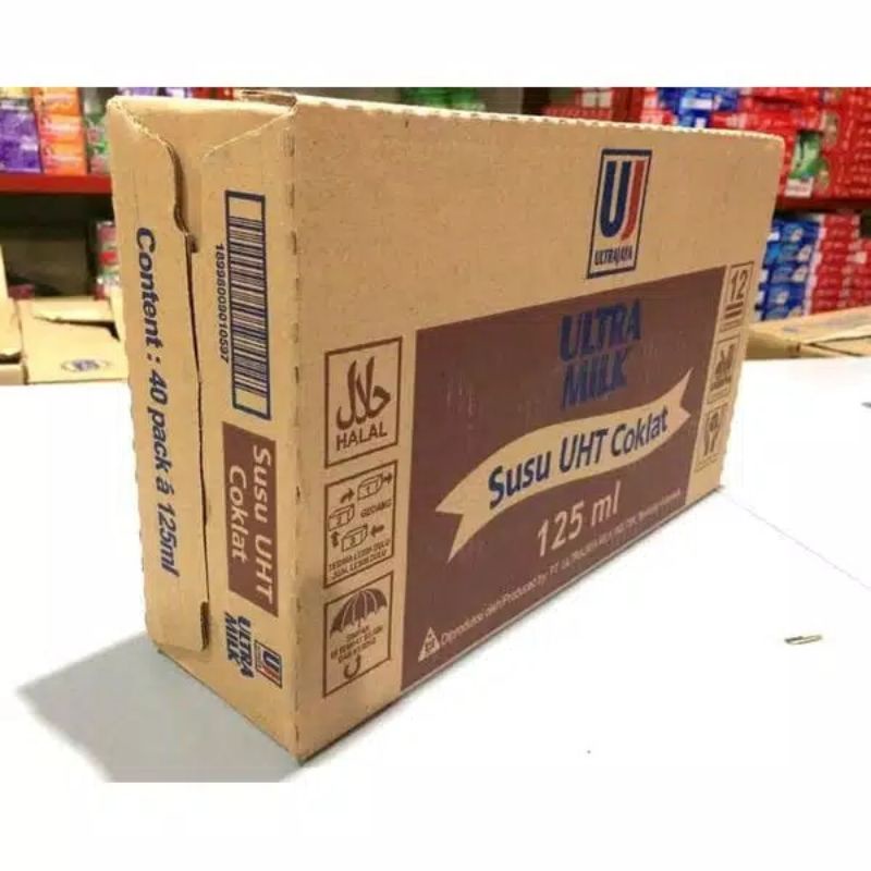 Jual Susu Uht ultramilk 125 ml 1 karton - 40 pcs | Shopee Indonesia
