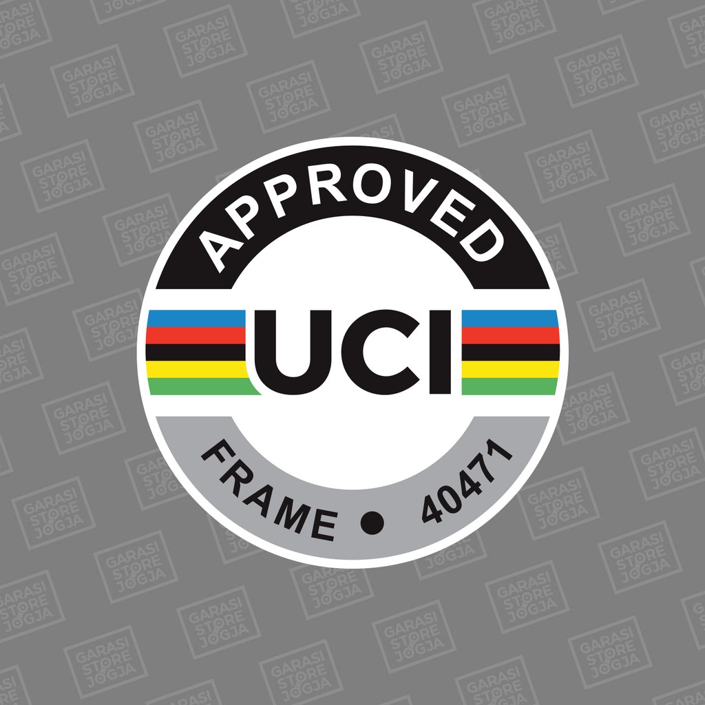 Jual Stiker Decal logo sepeda UCI frame Circle | Shopee Indonesia