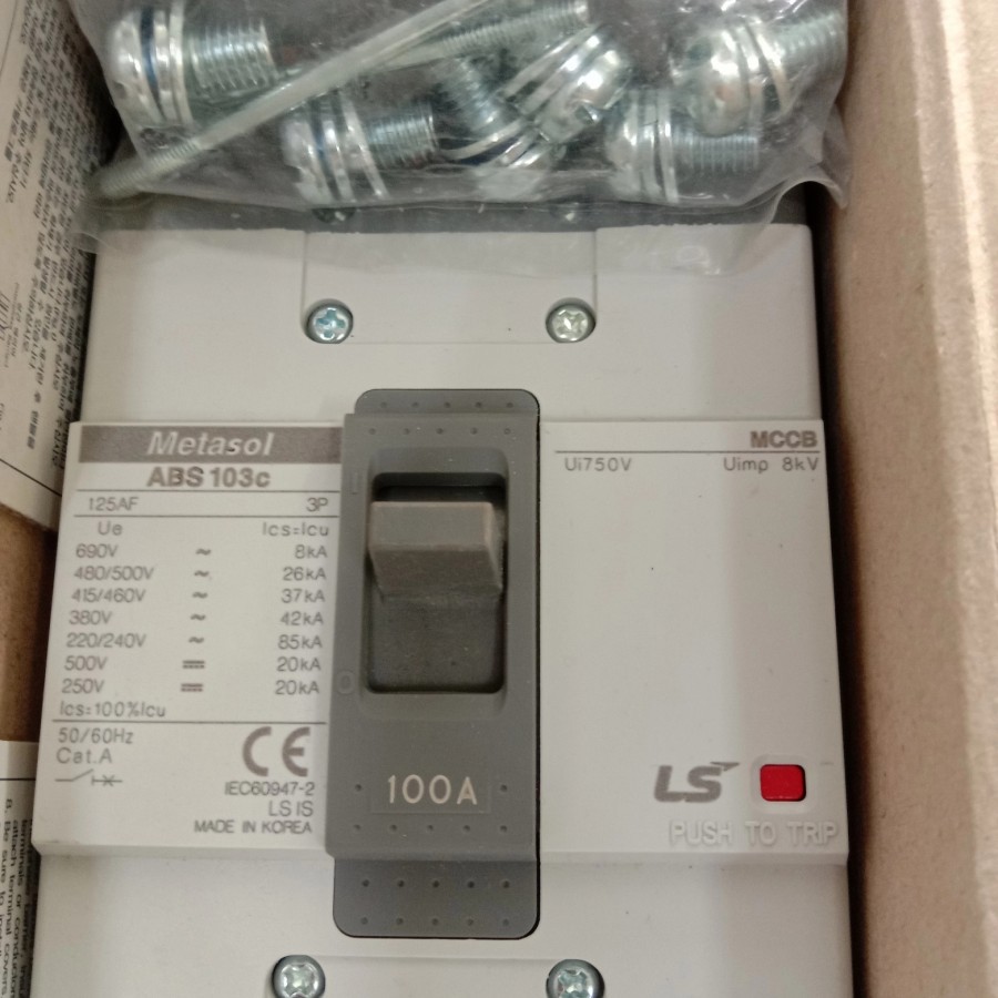 Jual LS MCCB ABS-103c/ 100A | Shopee Indonesia
