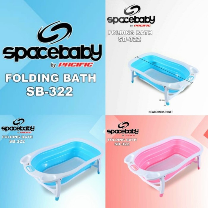 Jual Spacebaby Bak Mandi Bayi Lipat Foldable Bathtub Folding Baby ...