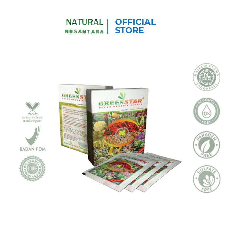 Jual Pupuk Serbuk Greenstar Nasa 60 Gram (3 Sachet) | Shopee Indonesia