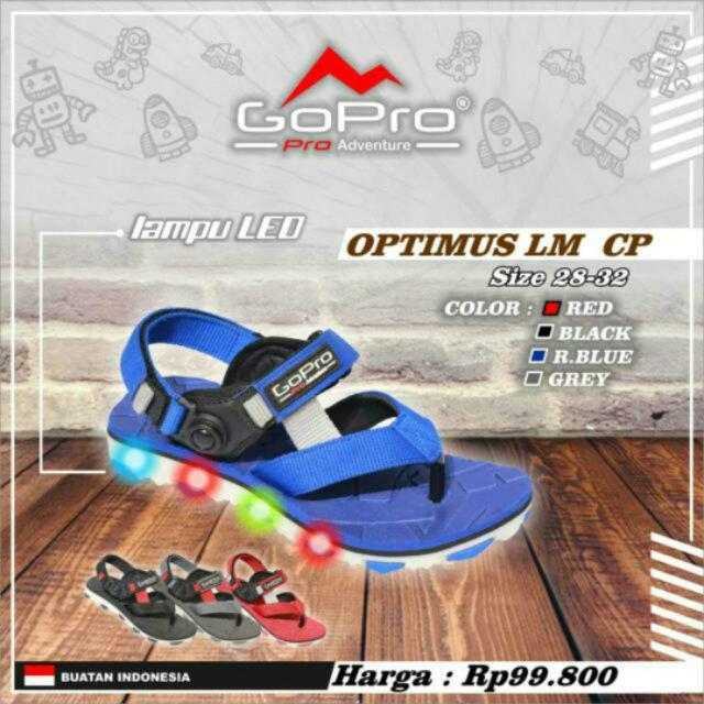 Jual Sandal Lampu Gunung Anak Remaja GoPro Tipe Optimus LM CP | Shopee ...