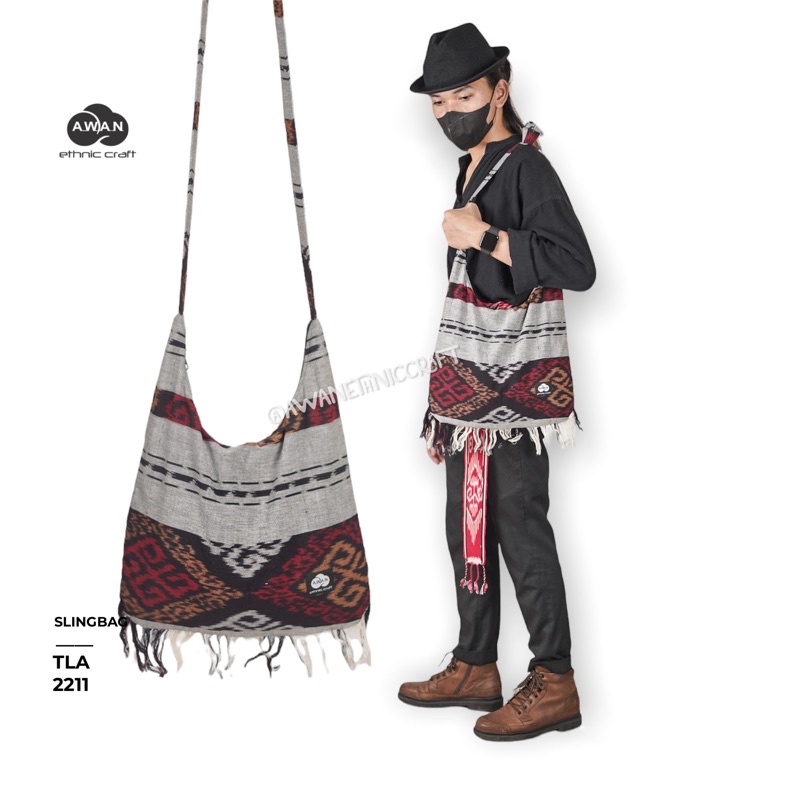 Jual Tas Selempang Etnik Tenun Toraja TLA2 by Awanethniccraft | Shopee ...