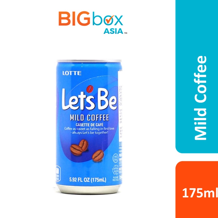 Jual Lotte Let's Be Mild Coffee - Minuman Rasa Kopi Susu 175ml | Shopee Indonesia