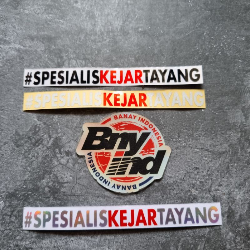 Jual STICKER STIKER SPESIALIS KEJAR TAYANG SPESIALISKEJARTAYANG CUTTING ...
