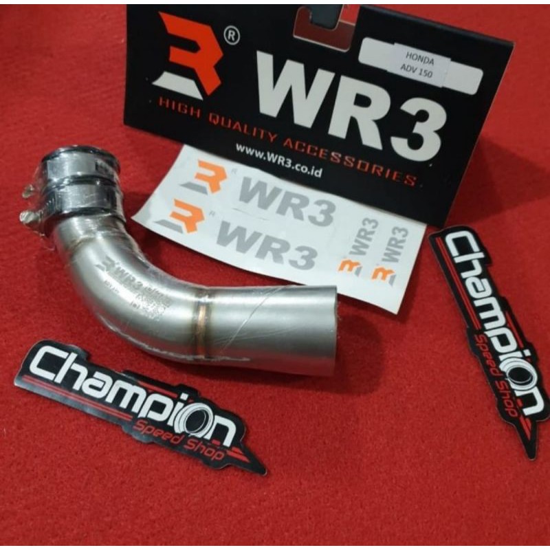 Jual Air Intake Pipa Filter Udara Velocity WR3 Honda PCX 150 Lokal ...