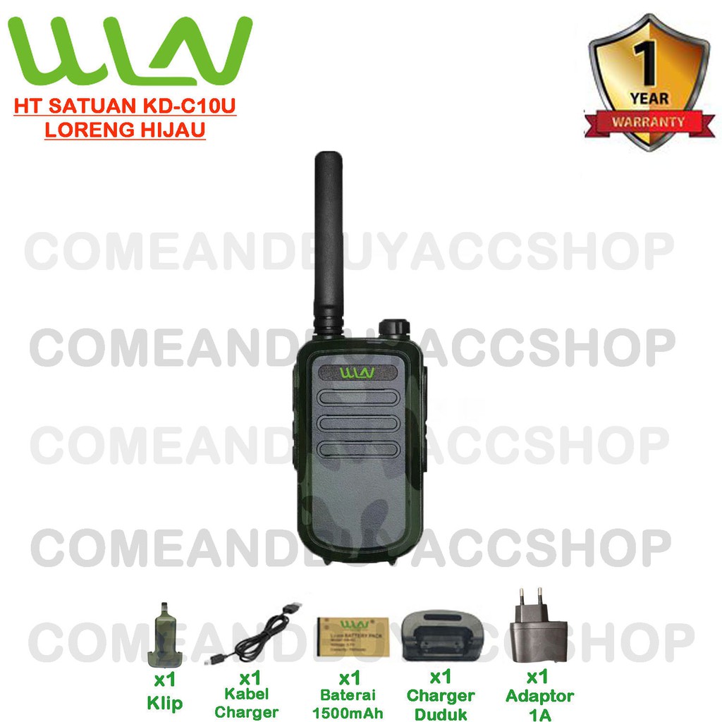 Jual HT SATUAN WLN Two-Way Radio-KD-C10 - LORENG | Shopee Indonesia