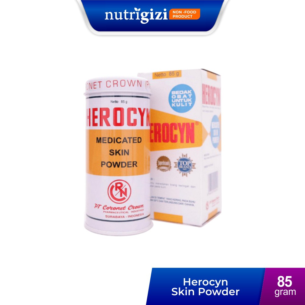 Jual Nutrigizi | Coronet Crown Herocyn 85 g Bedak Kulit Gatal Biang ...