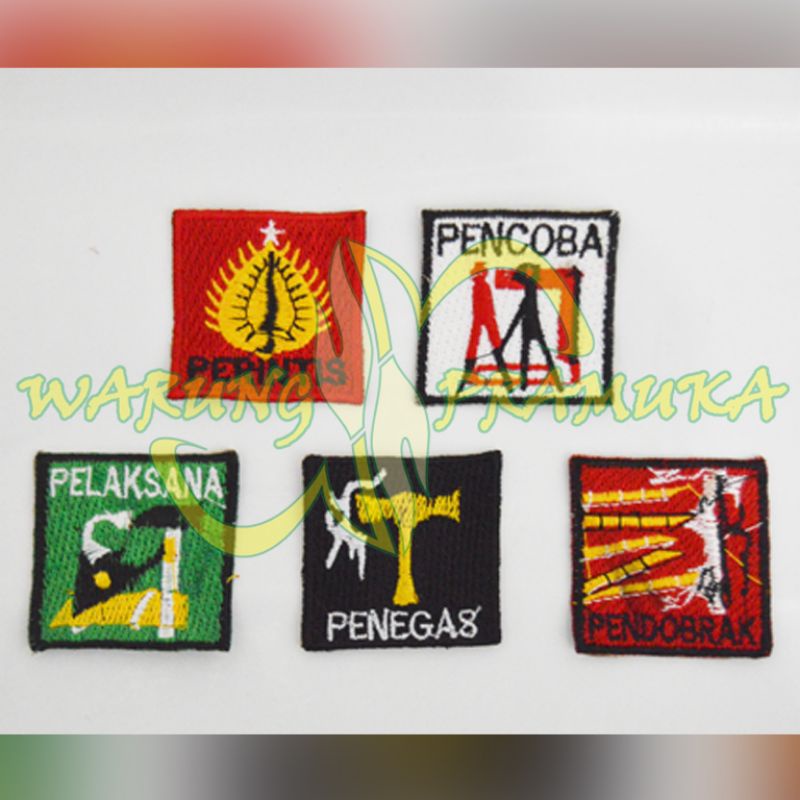 Jual badge tanda sangga penegak pramuka scout perintis pencoba ...