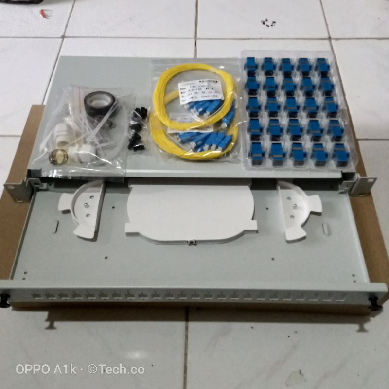 Jual Otb 24 core model RXS lengkap pigtail adapter sc upc | Shopee Indonesia