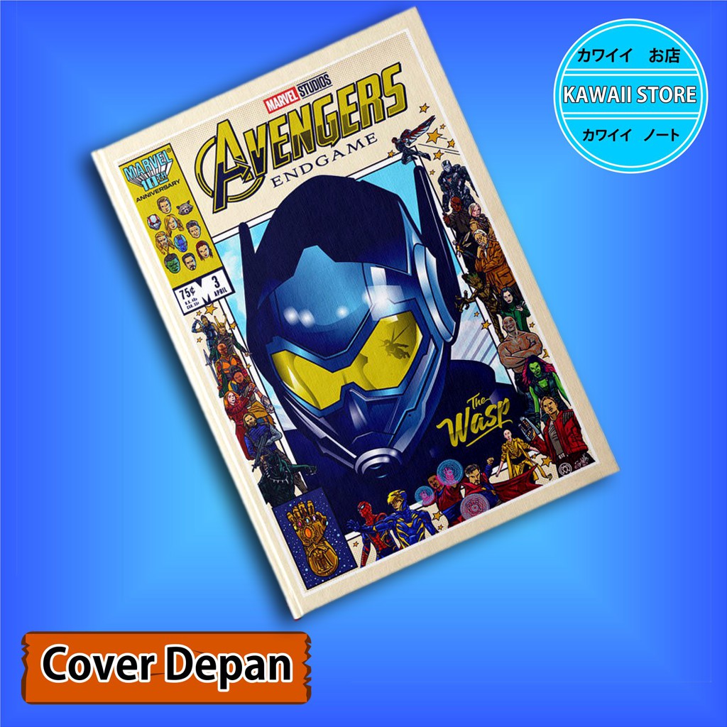 Jual Notebook / Pocket book Hard Cover Film Marvel Avengers THE WASP uk ...