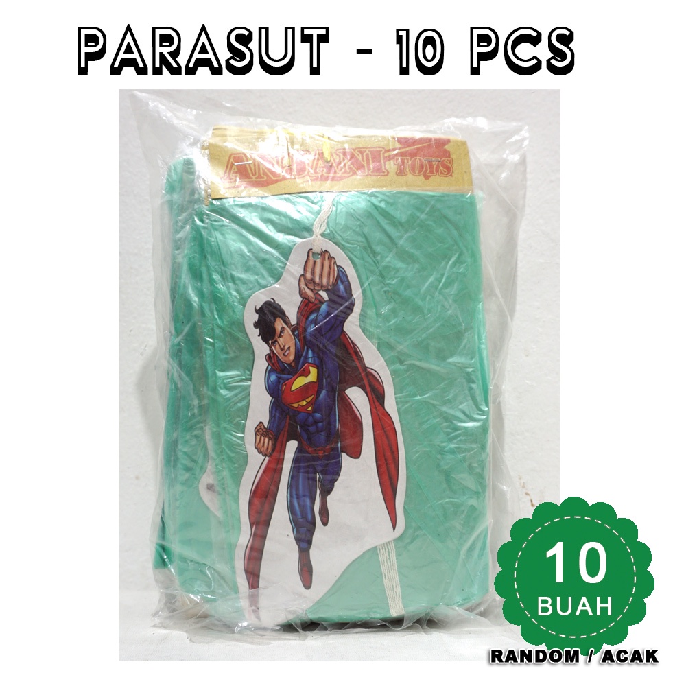 Jual Mainan parasut plastik 10 pcs - PARASUT SUPER 001 - 10 buah ...