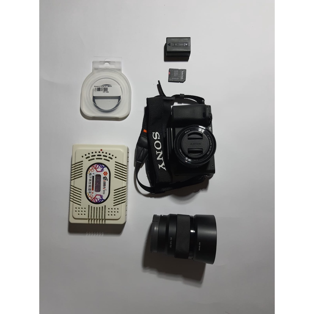 Jual Camera A6400 + lens kit + Lensa Sony fix 50mm | Shopee Indonesia