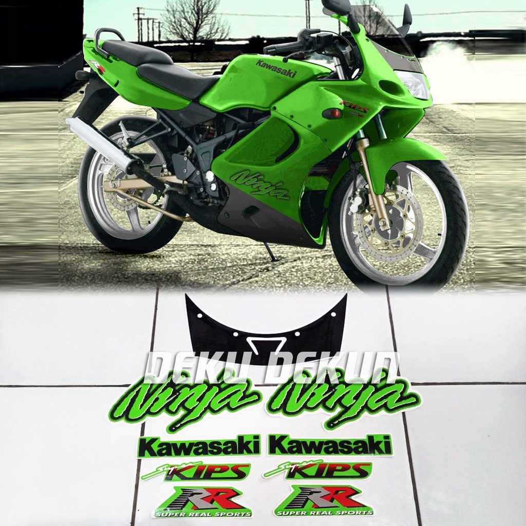 Jual Striping Stiker Ninja Rr 150 old 2007 Hijau Tahan Vernis | Shopee ...