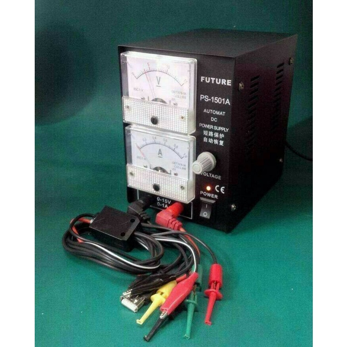 Jual POWER SUPPLY FUTURE 1501A 1 AMPER ORIGINAL kELENGKAPAN DUS + KABEL ...