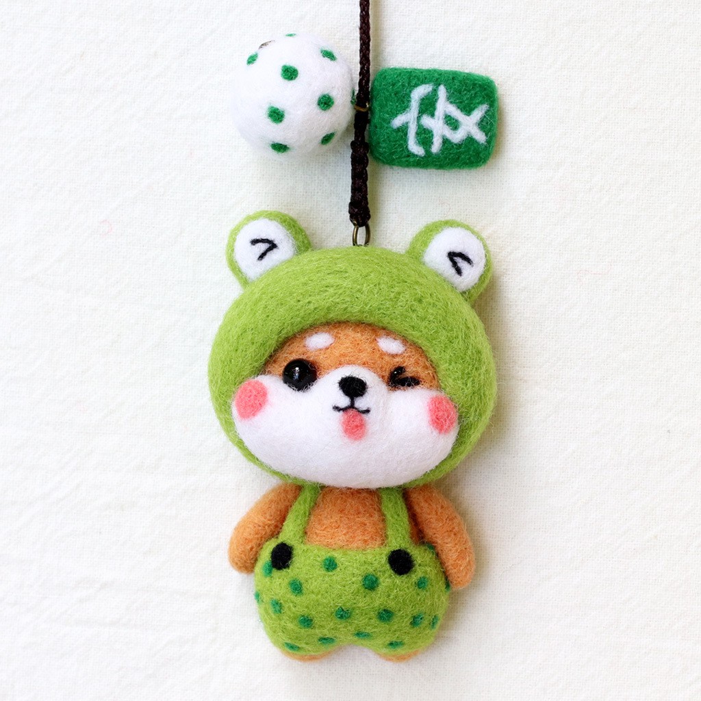 Jual KIT WOOL FELT FROG SHIBA INU | Shopee Indonesia