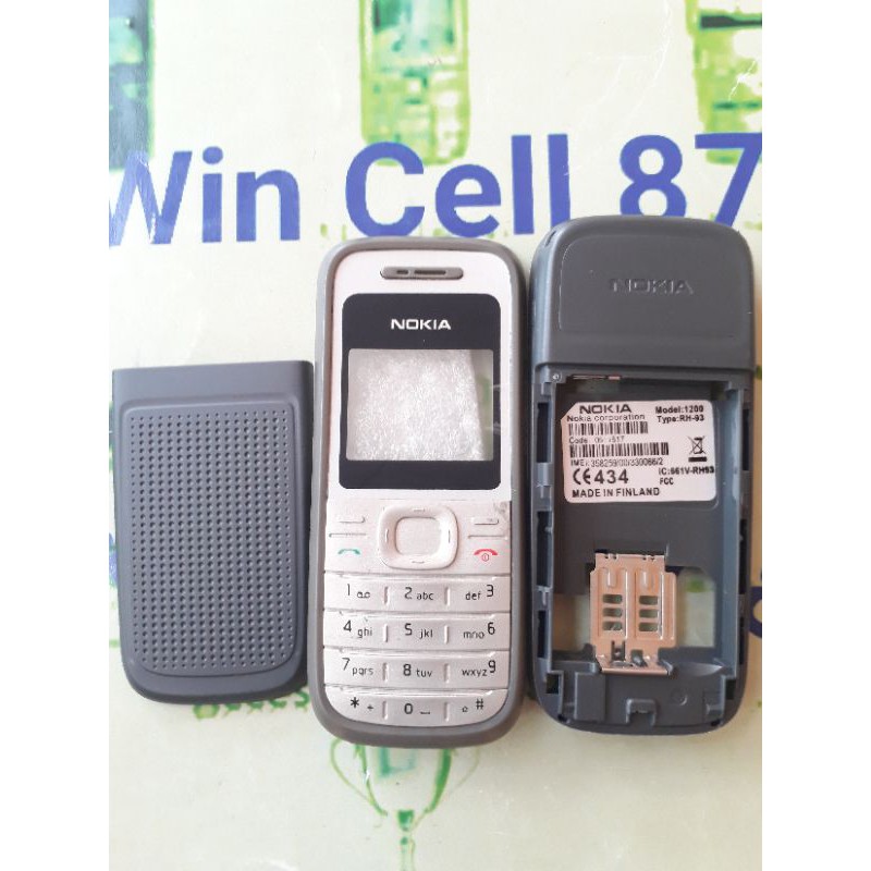 Jual Casing NOKIA 1200/1208 Jadul fullset | Shopee Indonesia