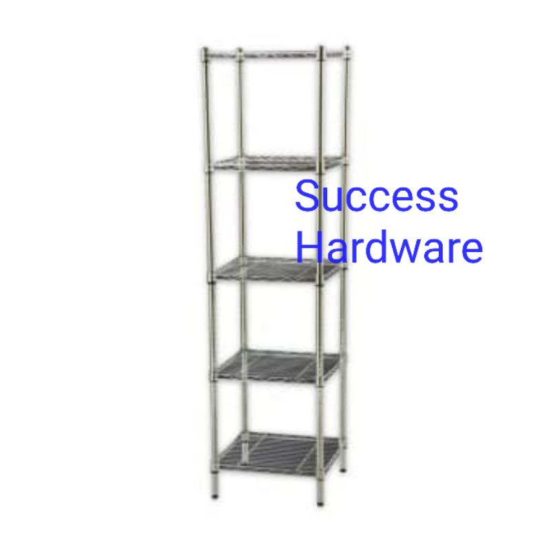 Jual KRISBOW RAK KAWAT 5 TINGKAT SHELVING SQUARE 5TIER 45X45X177CM ...