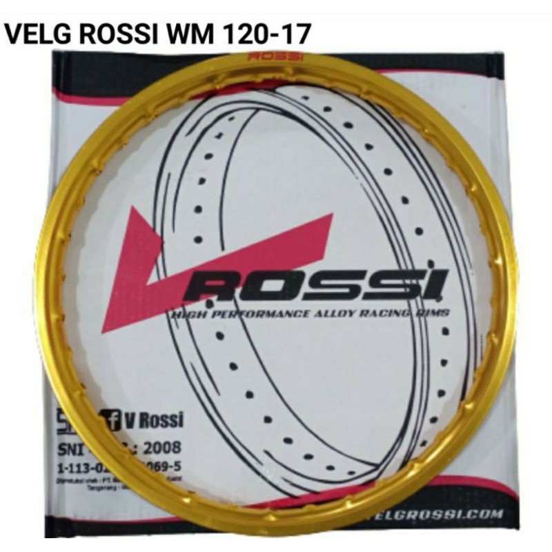 Jual Velg Rossi Peleg Velk 120 X 17 WM Series Vrosy Rossi - HARGA PER 1 ...
