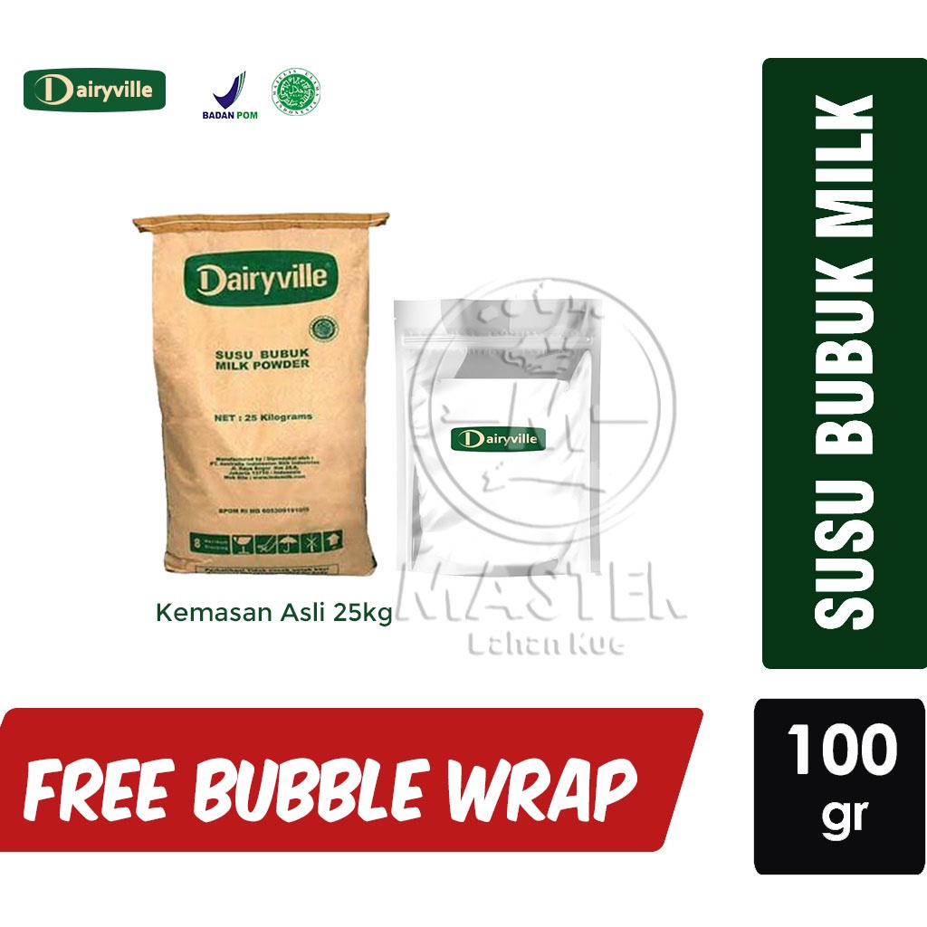 Jual Susu Bubuk Full Cream Dairyville Milk Powder Premix [100 gr ...