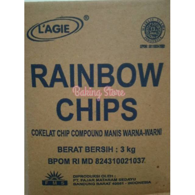Jual Chip Warna - Rainbow Chip Lagie 3kg - Gosend Only!! !! | Shopee Indonesia