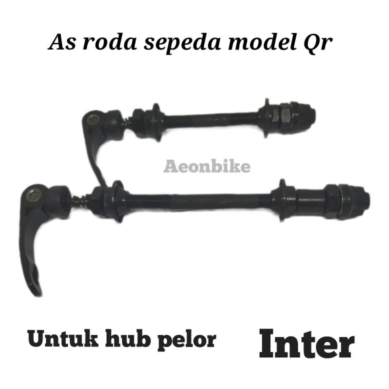 Jual as roda sepeda model Qr,as hub freehub as roda bolong,as sepeda ...