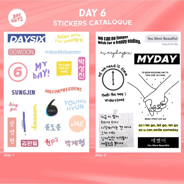Jual Day6 Sticker | Shopee Indonesia