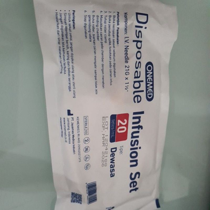 Jual Infusion Set One Med | Shopee Indonesia