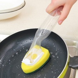 Jual SPONGE CUCI PIRING DENGAN GAGANG DISPENSING DISHWAND & PUMP ID-90 ...