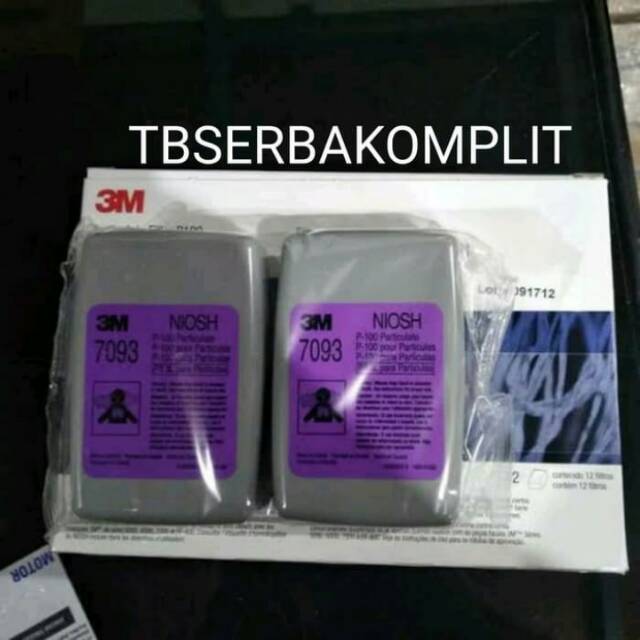 Jual Filter Refill Masker 3M 7093 P-100 Particulate P100 Refil ...