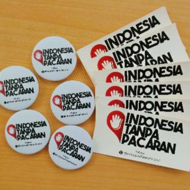 Jual Stiker dan Pin Indonesia Tanpa Pacaran | Shopee Indonesia