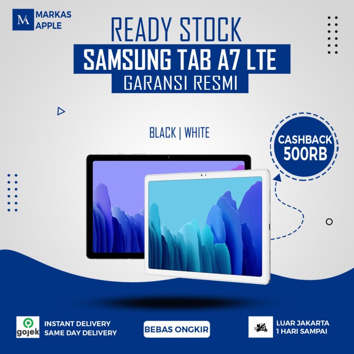 Jual SAMSUNG GALAXY TAB A7 2020 T505 3/32GB 4G LTE DARK GRAY RESMI SEIN | Shopee Indonesia